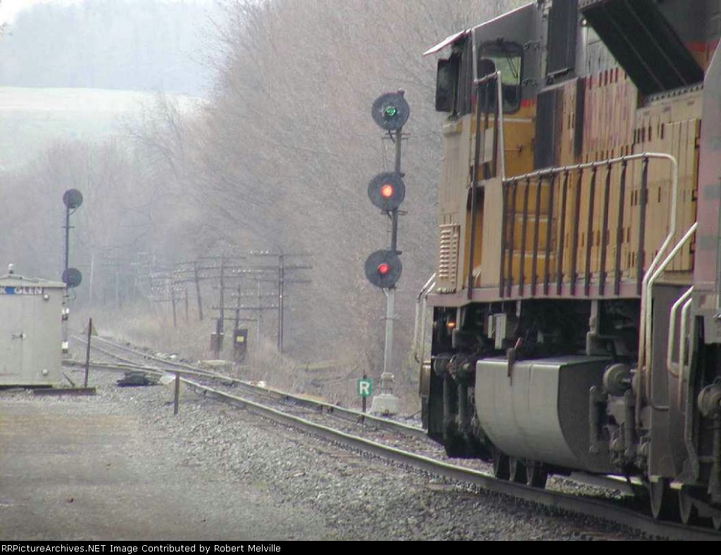 UP 8277 going into CP Rock Glen